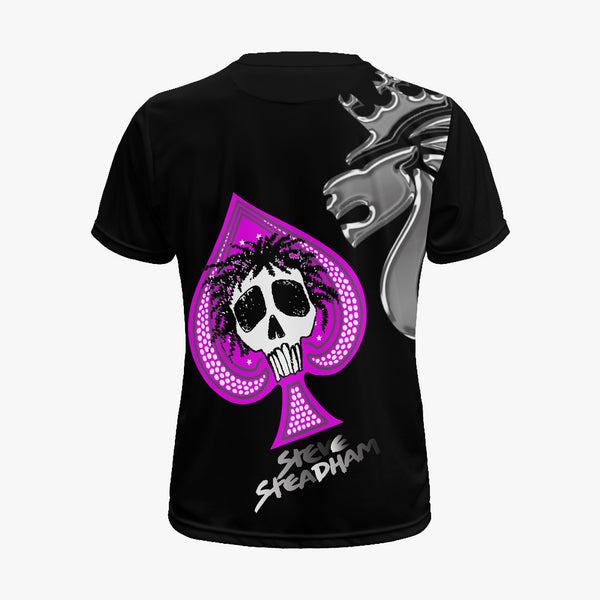 Steve Steadham Tilted Spade Red/Purple Jersey – Stedmz