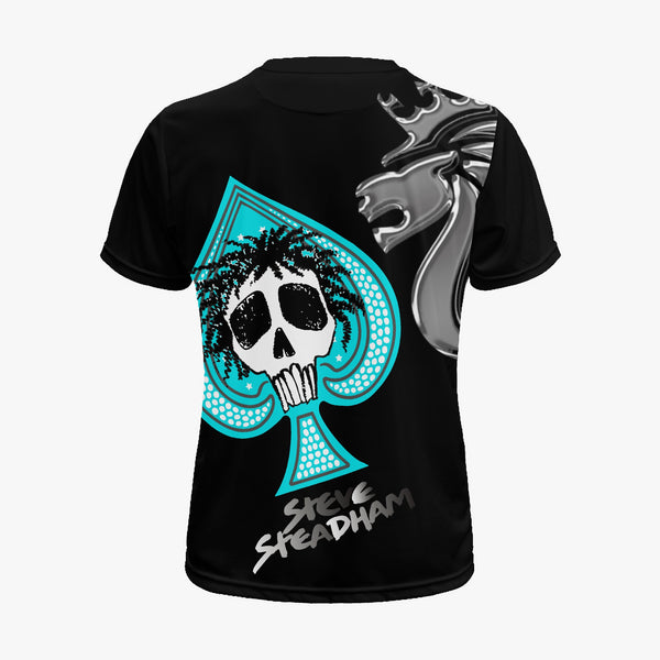 Steve Steadham Tilted Spade Teal 2 Jersey – Stedmz