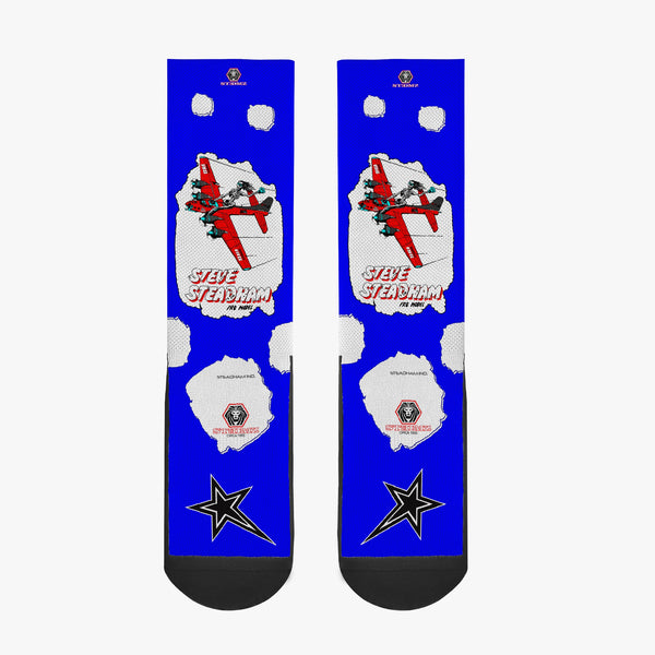 Steadham Bomber Blue Reinforced Sports Socks – Stedmz